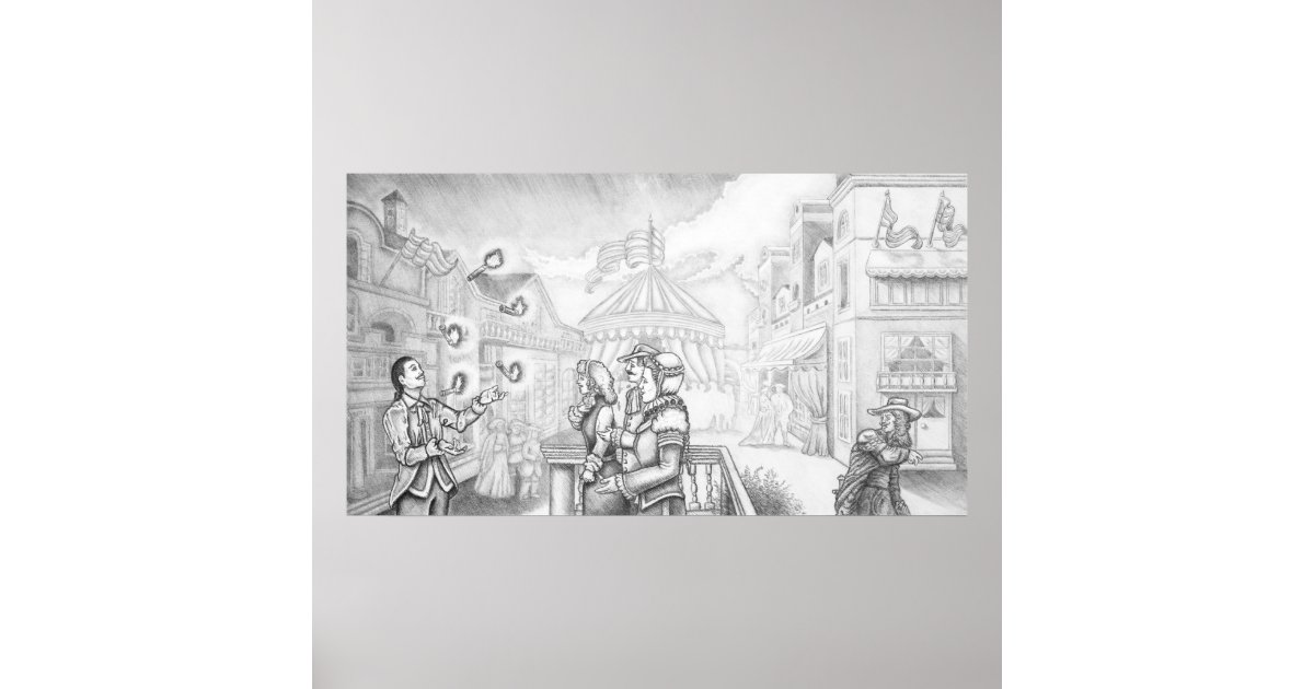 Pilgrims Progress Vanity Fair Poster | Zazzle.com