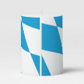 Pillar Candle flag of Bavaria, Germany | Zazzle