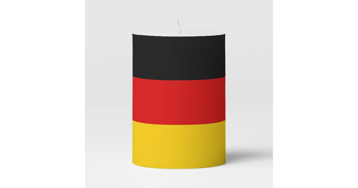 Pillar Candle flag of Germany | Zazzle
