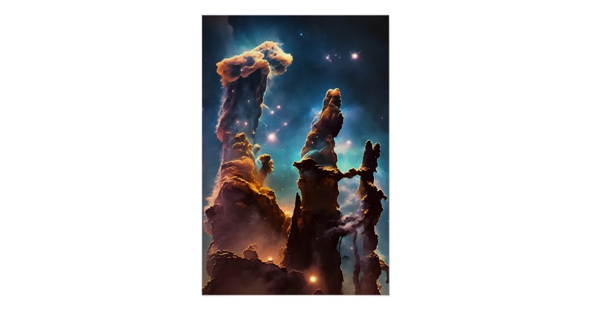 Pillars Of Creation Idea Poster | Zazzle