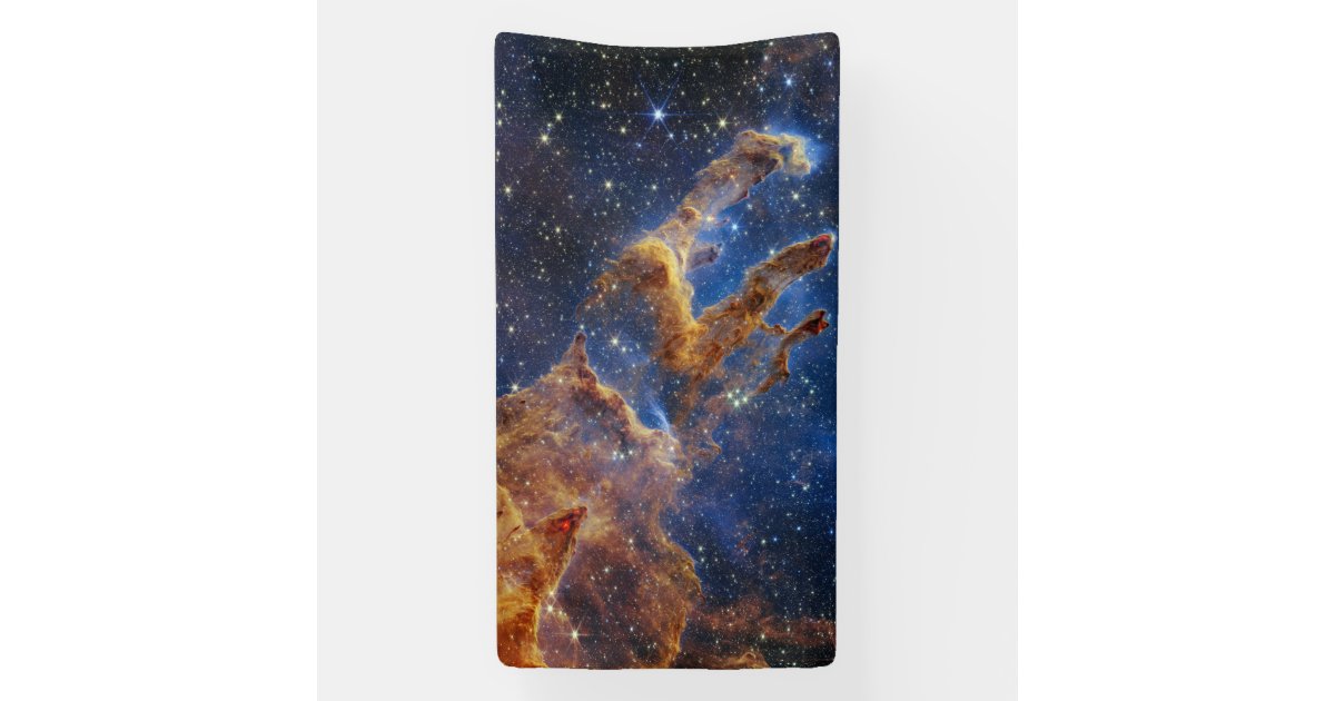 Pillars of Creation Looks Like T-Rex Banner | Zazzle