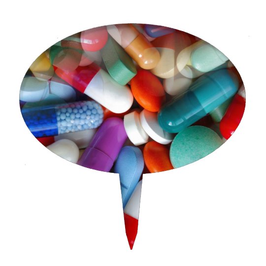 pills drugs cake topper | Zazzle.com