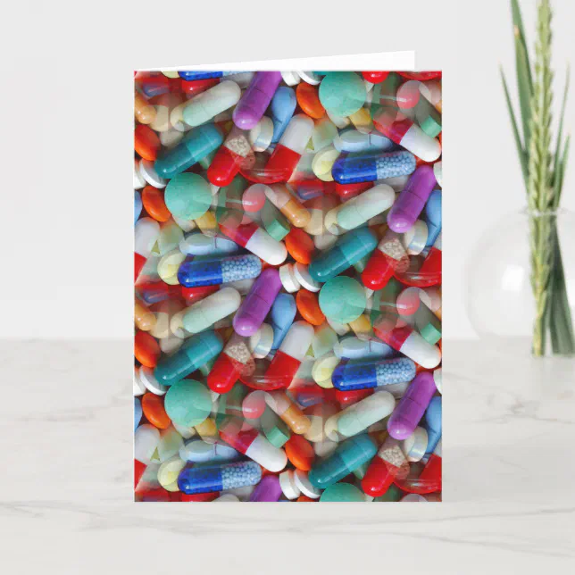 pills drugs card | Zazzle