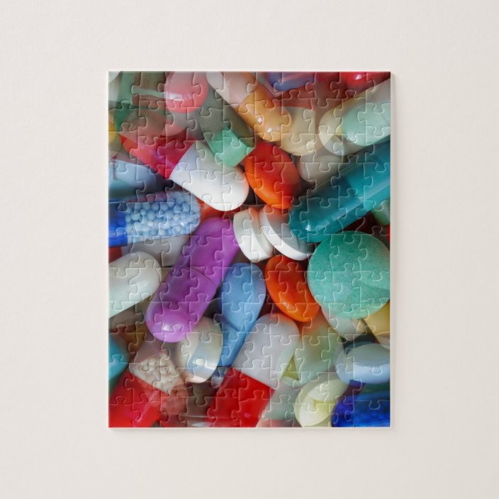 pills drugs jigsaw puzzle | Zazzle.com