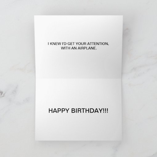 Pilot Birthday Card | Zazzle