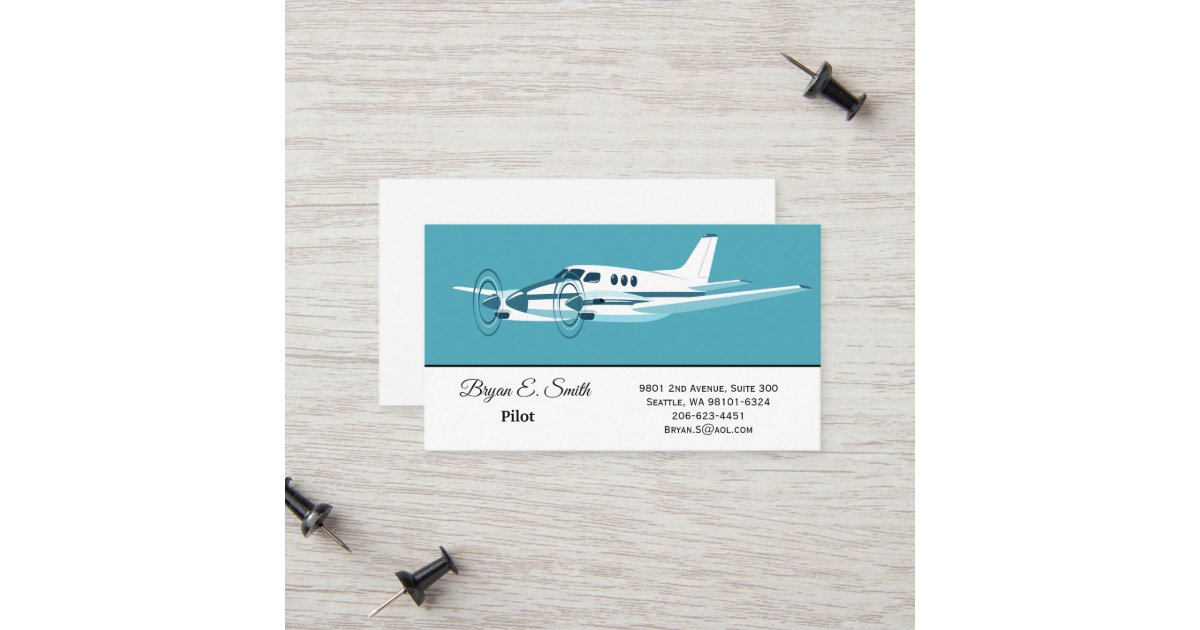 Pilot Business Card | Zazzle