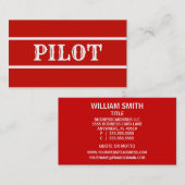 Pilot Business Card | Zazzle