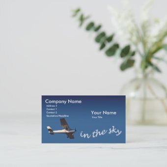 Pilot Business Card | Zazzle