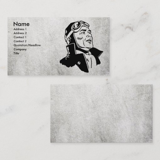 Pilot Business Card Template | Zazzle