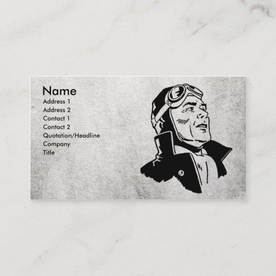 Pilot Business Card Template | Zazzle.com