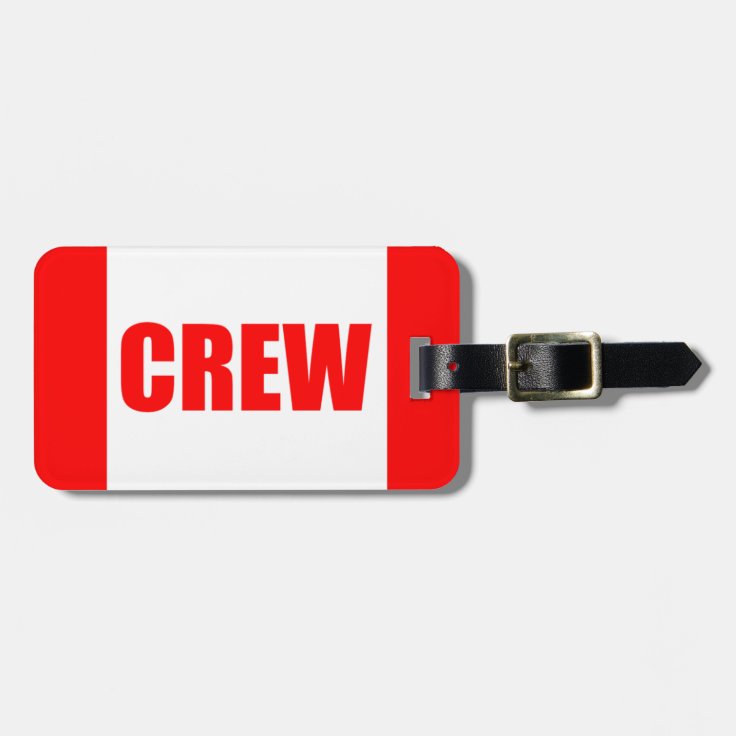 Pilot Crew Tag (CUSTOMIZABLE) | Zazzle