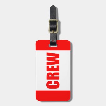 Pilot Crew Tag (CUSTOMIZABLE) | Zazzle
