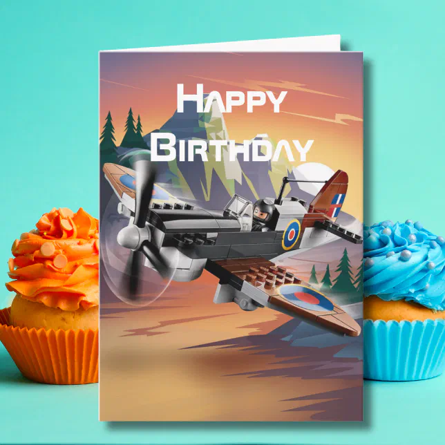 Pilot Flying Airplane, Cool Aviation Birthday Card | Zazzle