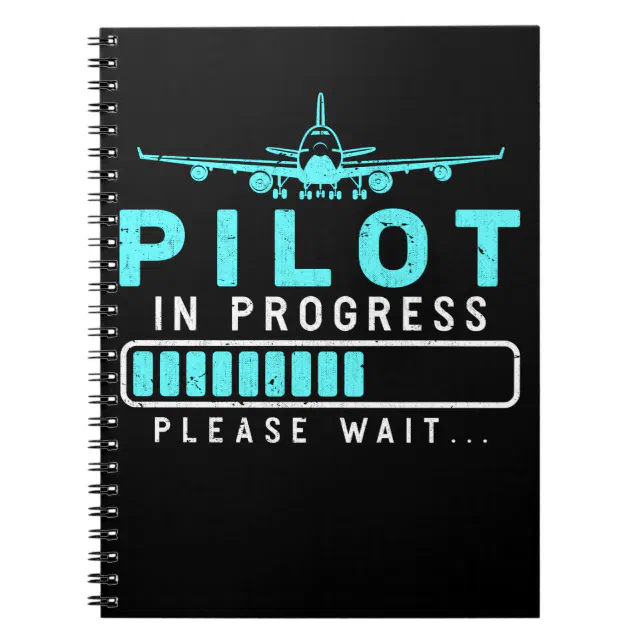 Pilot Loading Airplane Future Pilot Aircraft Notebook | Zazzle