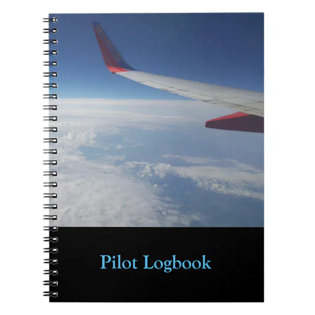 Pilot Logbook Notebook | Zazzle