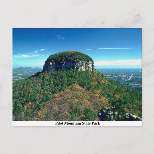 Pilot Mountain Postcard | Zazzle