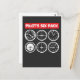 Pilot's Six Pack Flight Instruments Aviation Postcard | Zazzle