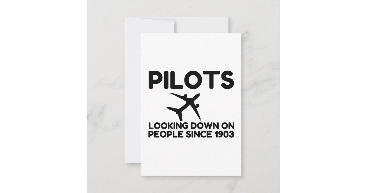 Pilots Thank You Card | Zazzle