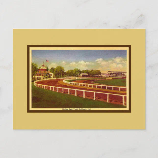 Pimlico Race Track, Baltimore Maryland Postcard | Zazzle