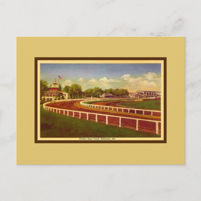 Pimlico Race Track, Baltimore Maryland Postcard | Zazzle.com