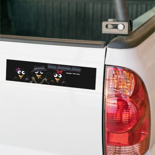 Pimp Penguin Pimp Bumper Sticker | Zazzle