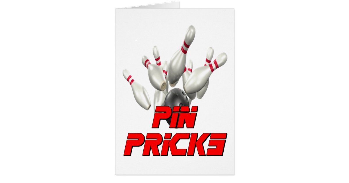 Pin Pricks Bowling | Zazzle