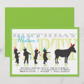 Pin the Tail on the Donkey Birthday Invitation | Zazzle