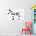 Pin the Tail on the Zebra (24x36) Poster | Zazzle