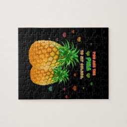 Pina Colada Pineapple Jigsaw Puzzle | Zazzle