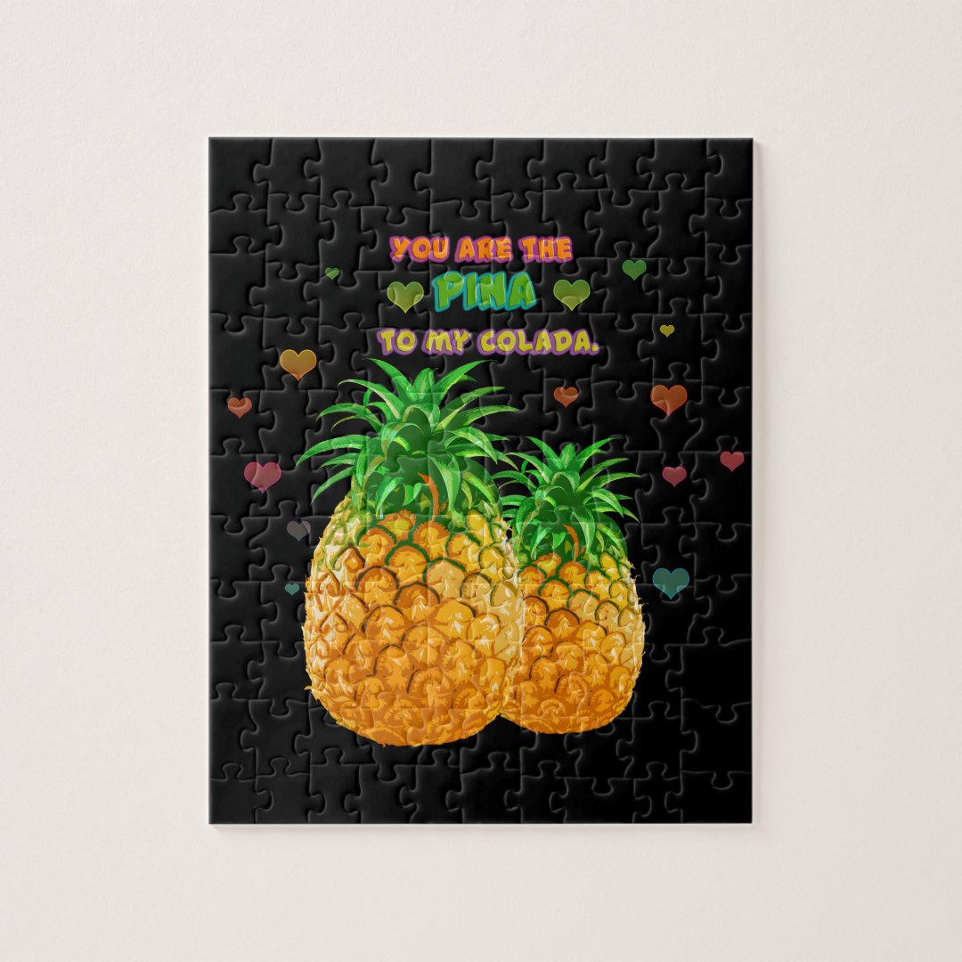 Pina Colada Pineapple Jigsaw Puzzle | Zazzle