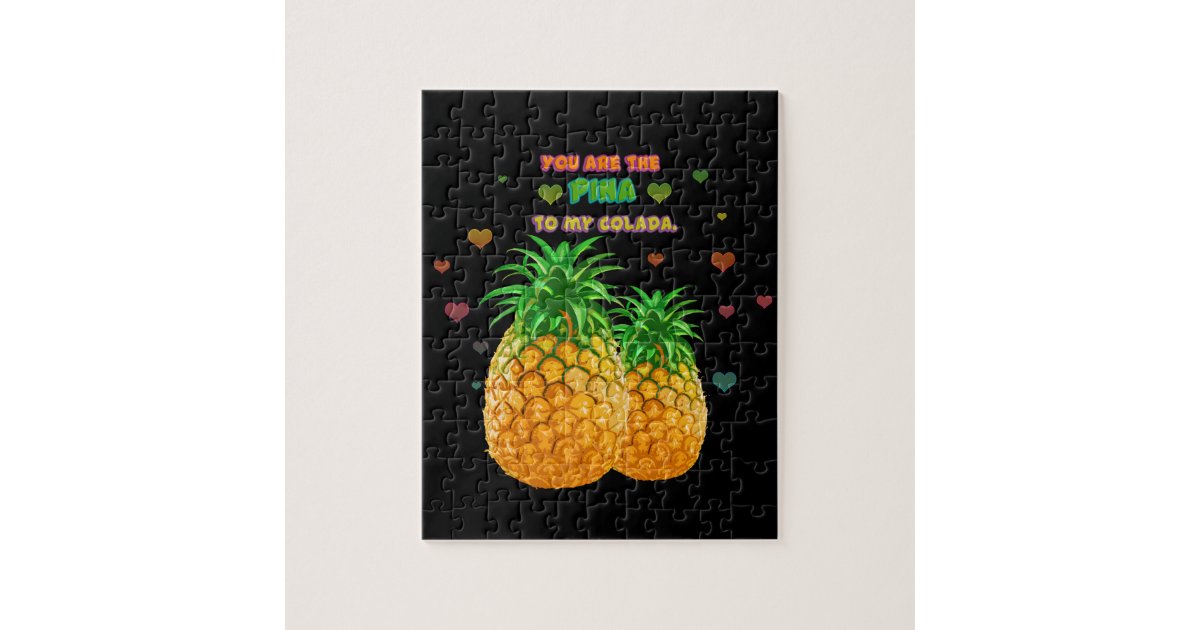 Pina Colada Pineapple Jigsaw Puzzle | Zazzle