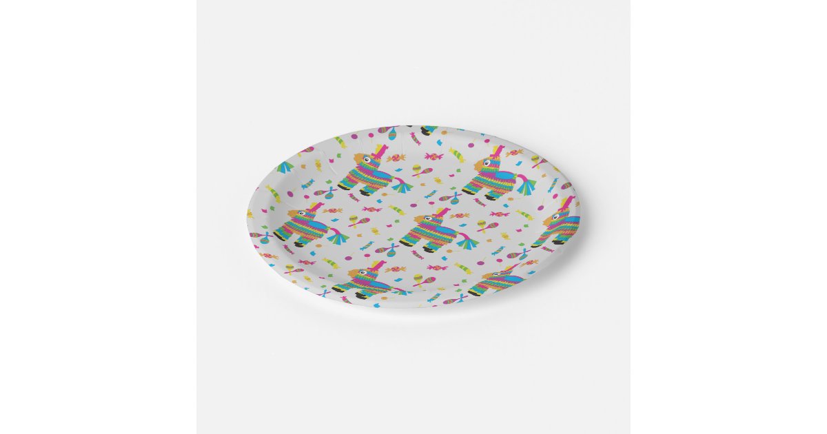 Pinata Party Paper Plates | Zazzle