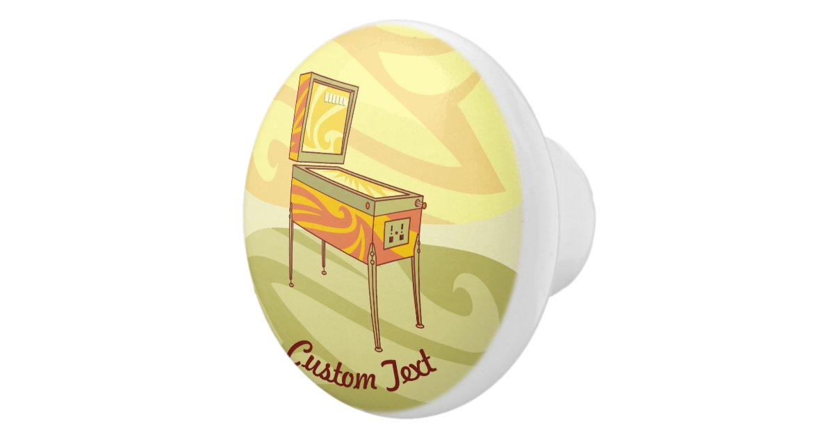 Pinball machine ceramic knob | Zazzle