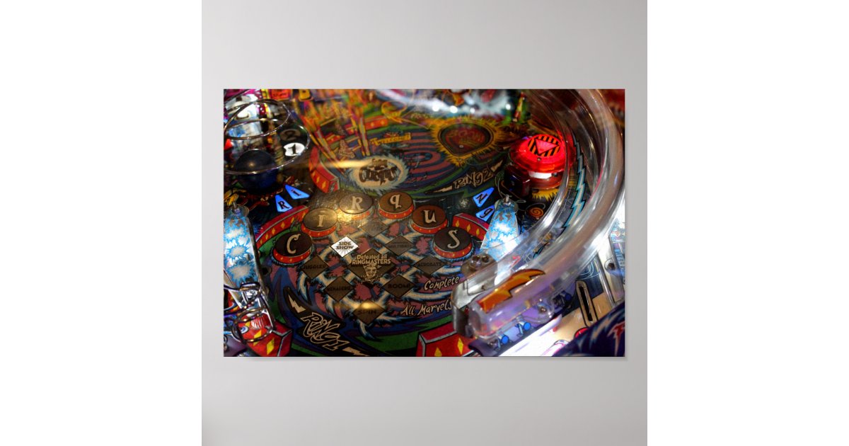 Pinball Machine Poster | Zazzle