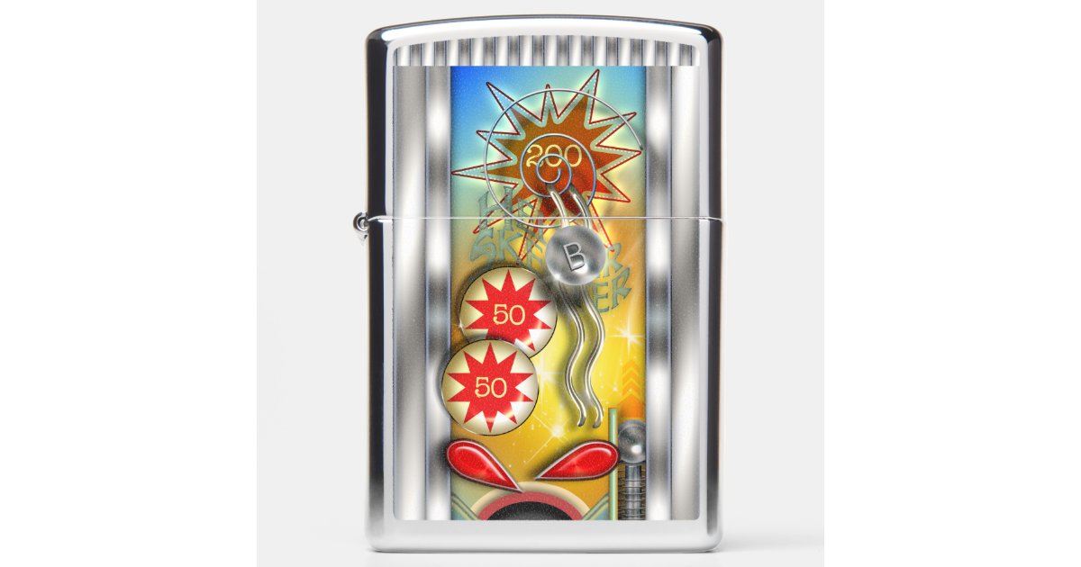 Pinball Machine Retro Style Zippo Lighter | Zazzle