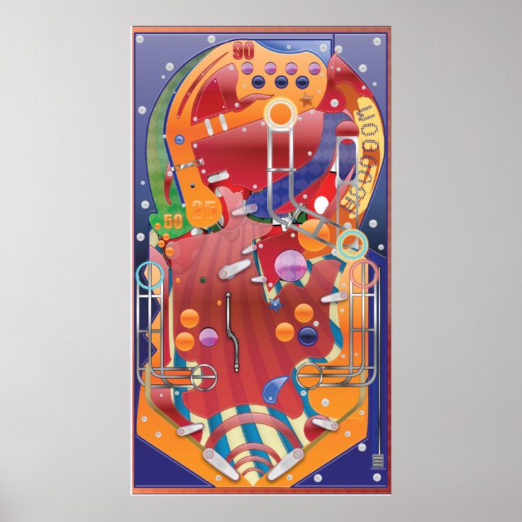Pinball Poster | Zazzle