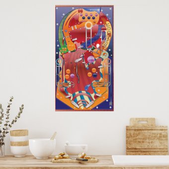 Pinball Poster | Zazzle