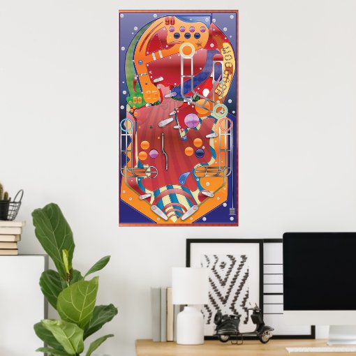 Pinball Poster | Zazzle