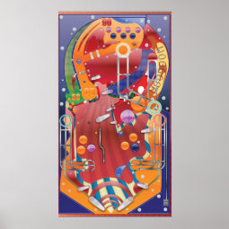 Pinball Poster | Zazzle
