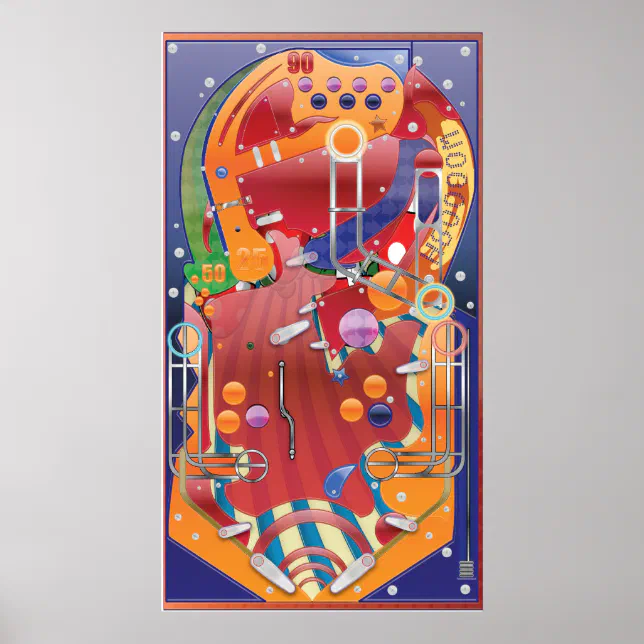 Pinball Poster | Zazzle