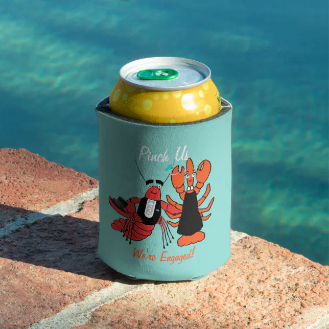 Pinch Us We're Engagement Crawfish Boil Party Can Cooler | Zazzle