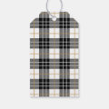 Pine Branch Tartan Plaid Personalized Christmas Gift Tags | Zazzle