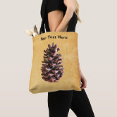 pine cone logo bag