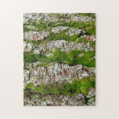 Pine Tree Bark With Moss Jigsaw Puzzle | Zazzle