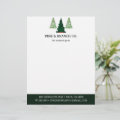 Pine Tree Logo Letterhead | Zazzle