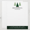 Pine Tree Logo Letterhead | Zazzle