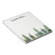 Pine Trees Personalized Notepad | Zazzle