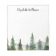 Pine Trees Personalized Notepad | Zazzle