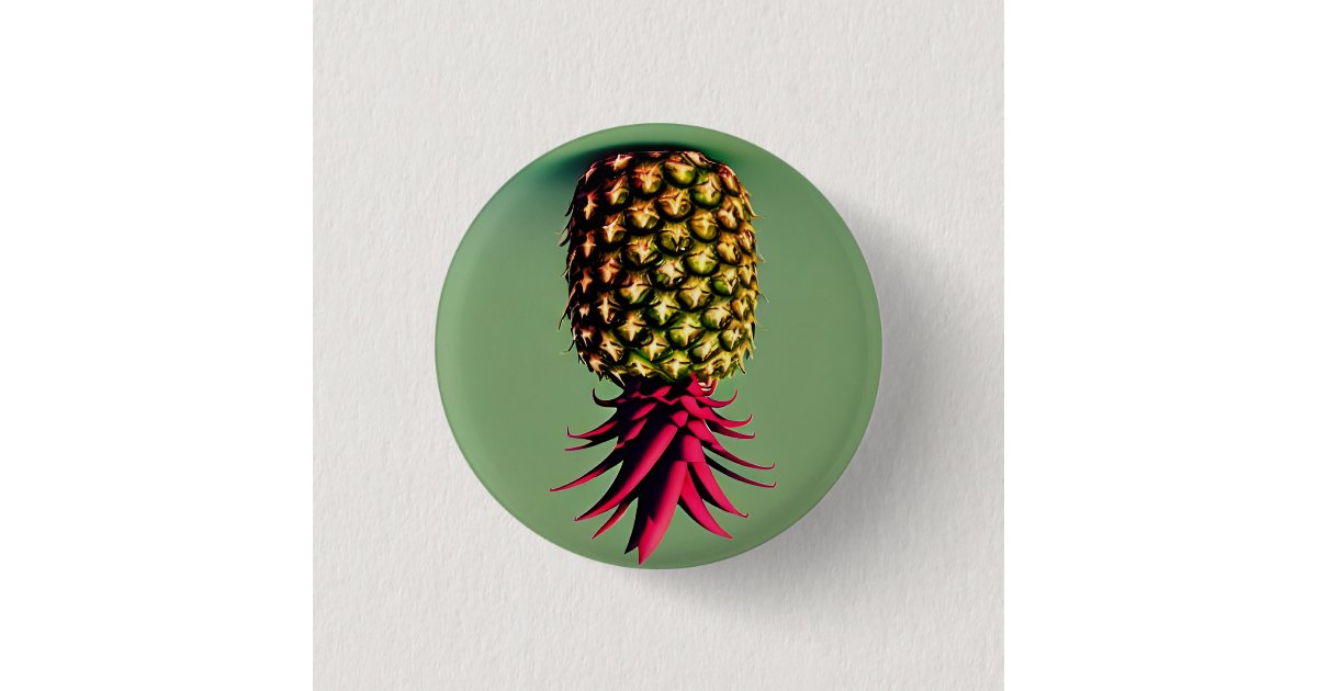 Pineapple 3 Cm Round Badge Button | Zazzle