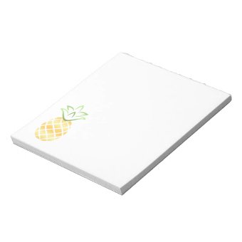 Pineapple Aloha Hawaii! Notepad | Zazzle